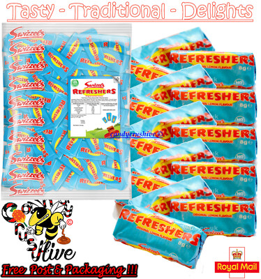 2kg Swizzels REFRESHERS Mini Chews Bars Sweets Retro Wedding Favour ...