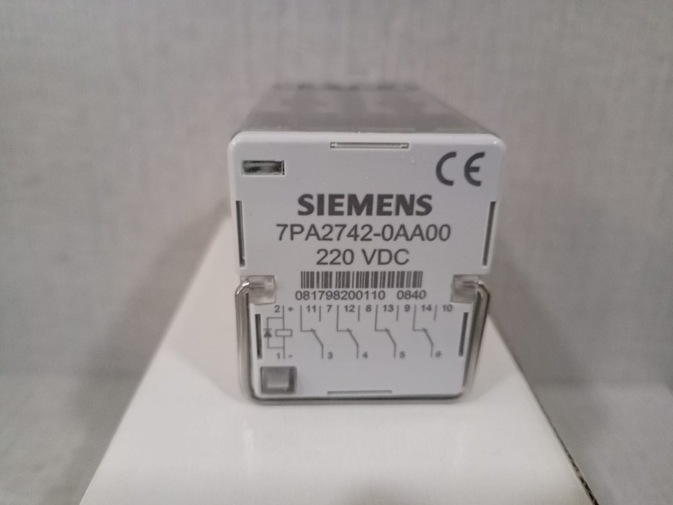 SIEMENS 7PA2742-0AA00-0 TRIP FAST RELAY 4 220 VDC | eBay