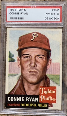 1953 Topps Connie Ryan #102 PSA 8 | eBay