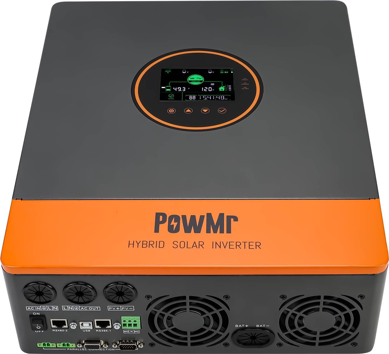 10400W 48V Solar Hybrid Inverter 120V/240V Split Phase MPPT Controller ...