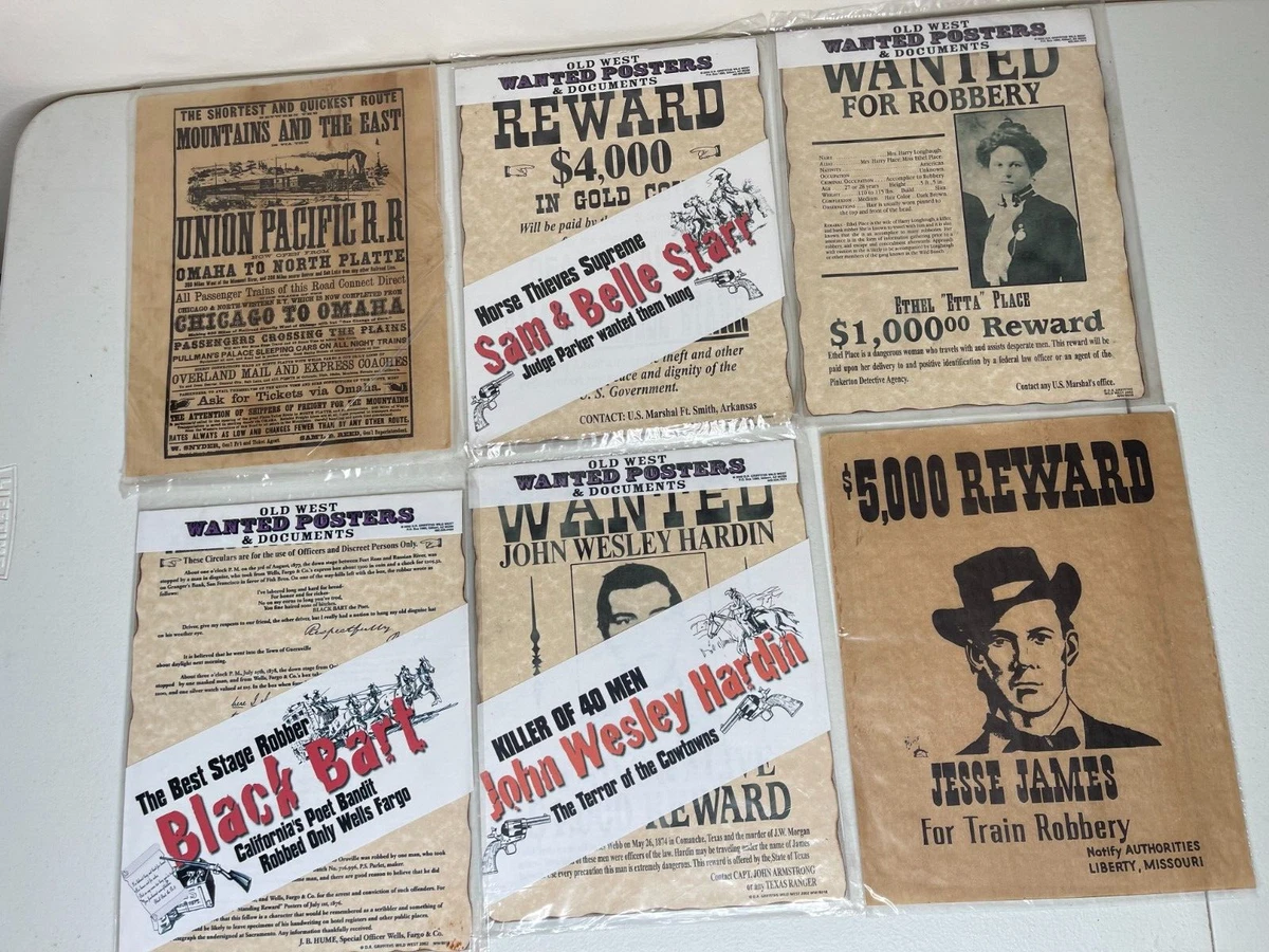 Real Wanted Posters