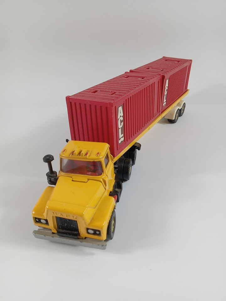 Vintage Corgi Major 1106 Mack Container Truck Tractor Trailer 1/43 ...