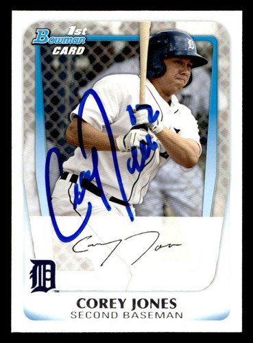 Corey Jones signed auto 2011 Bowman #BP43 Detroit Tigers | eBay