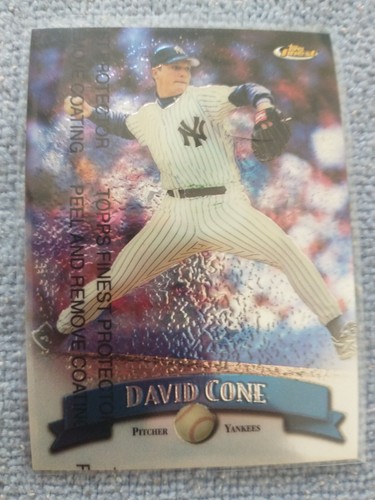 1998 Topps Finest - #71 David Cone. Nice NM Card | eBay
