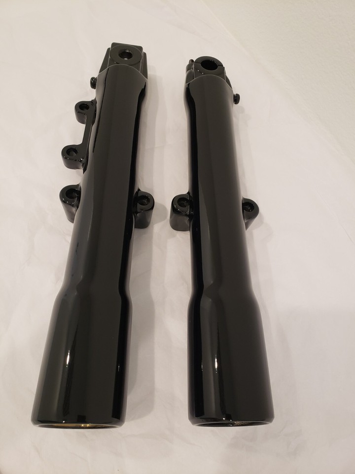 HARLEY DAVIDSON HERITAGE FLST FATBOY GLOSS BLACK FORK LOWER LEGS 2000 ...