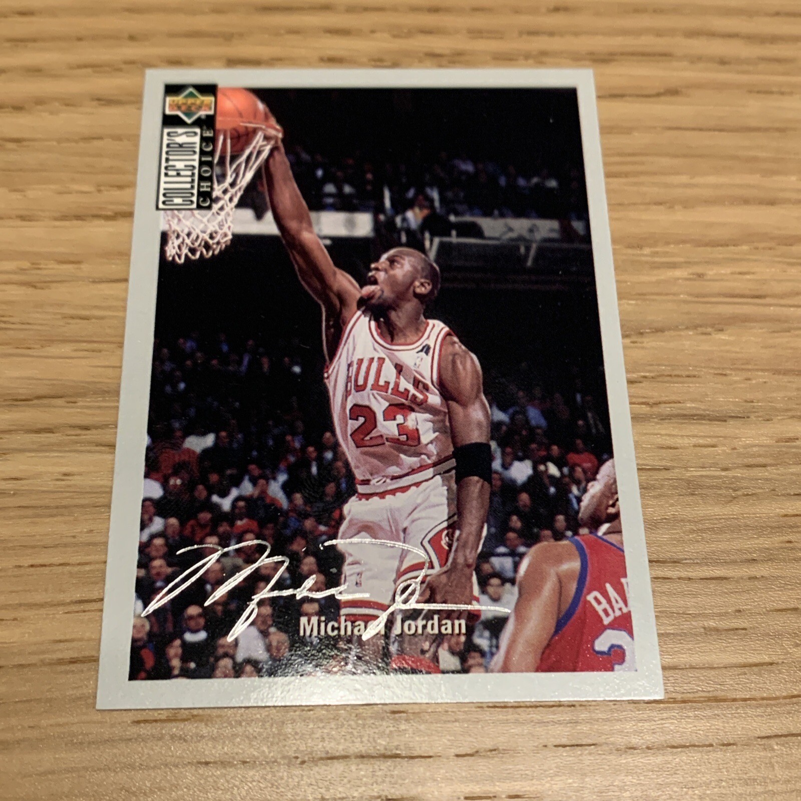 1994 Upper Deck Michael Jordan Collector's Choice Silver Signature Card ...