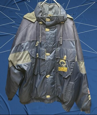 Vtg 90s Pro Line/Logo Athletic Los Angeles Chargers NFL Jacket San ...