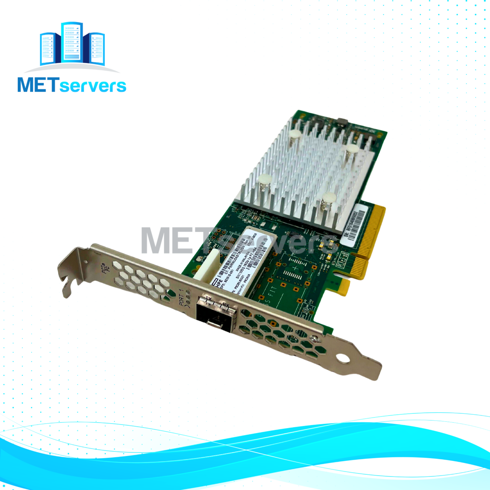 853010-001 HPE StoreFabric SN1100Q 16gb Single Port PCIe 3.0 Fibre ...