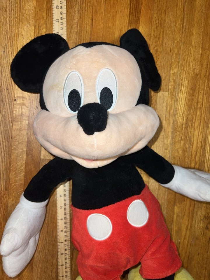 Disney Mickey Mouse Plush Large 24" Figure Stuffed Animal | eBay
