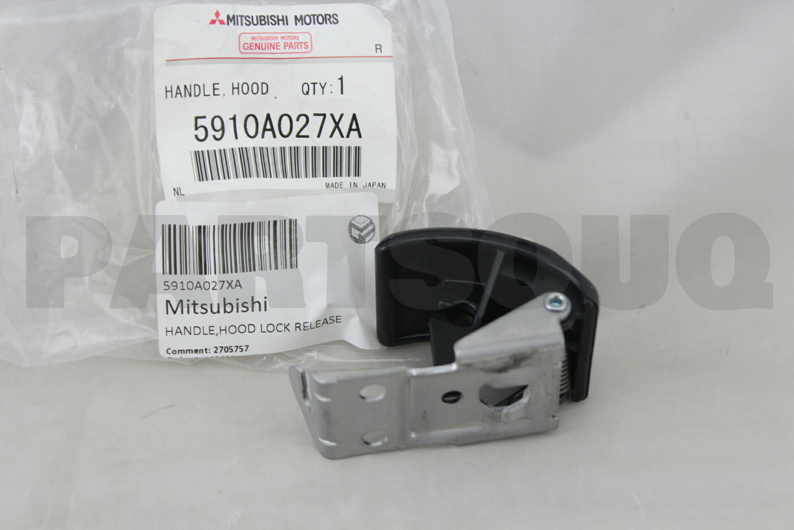 5910A027XA Genuine Mitsubishi HANDLE,HOOD LOCK RELEASE | eBay