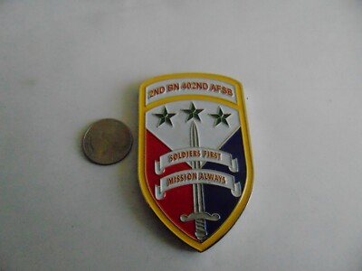 CHALLENGE COIN 2ND BN 402ND AFSB 3 STAR GENERAL REDSTONE ARSENAL ...