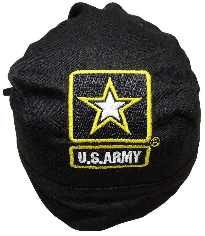 US United States Army Star Logo Crest Emblem Do Rag Doo Rag Skull Cap ...