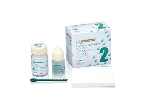 GC Gold Label 2 Universal Glass Ionomer Dental Restorative Cement Big ...