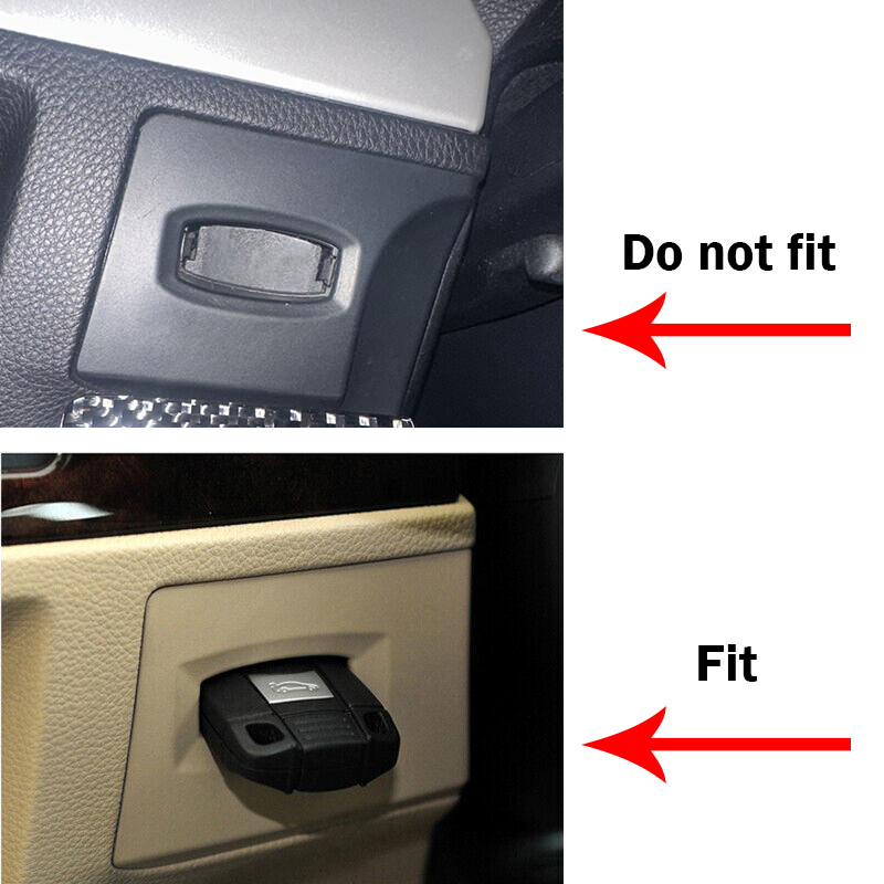 For BMW 3 Series E90 E92 2005-2012 Carbon Fiber Keyhole Cover Trim ...
