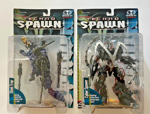 Techno Spawn "Steel Trap & Cyber Spawn" 1999 Series 15 Mcfarlane NEW | eBay