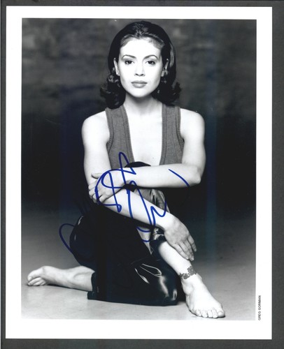 Alyssa Milano - Signed Autograph Headshot Photo - Charmed - Who's the ...