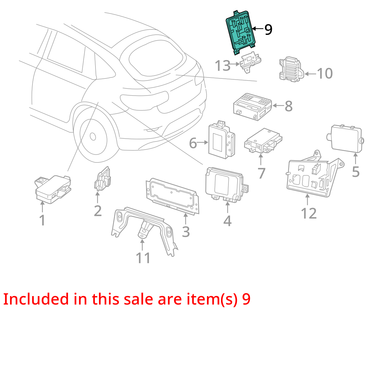 2016 - 2024 Mercedes GLC300 W205 C300 C63 AMG SAM Signal Control Module ...