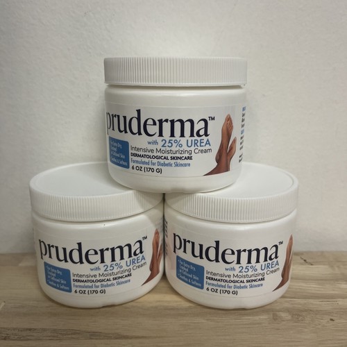 Pruderma UREA 25 Intensive Hydrating Cream 6 oz - 3 Pack EXP-01/26 | eBay