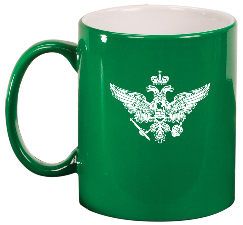 11oz Ceramic Coffee Tea Mug Glass Cup Russia Russian Eagle | eBay