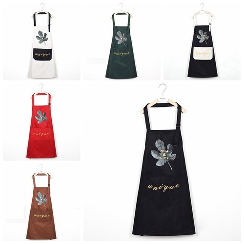 Men Women Apron Washable Adjustable Waiter Chef Waterproof Kitchen ...