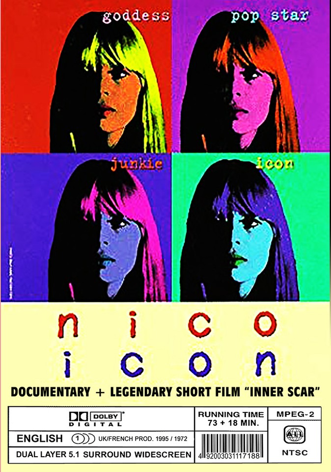 The Nico Documentary: NICO ICON (1995) + INNER SCAR (1972) Rarity in ...
