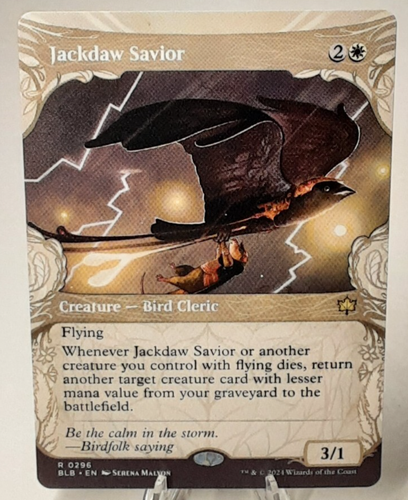 MTG - Bloomburrow - Jackdaw Savior - Showcase - #0296 - Near Mint | eBay