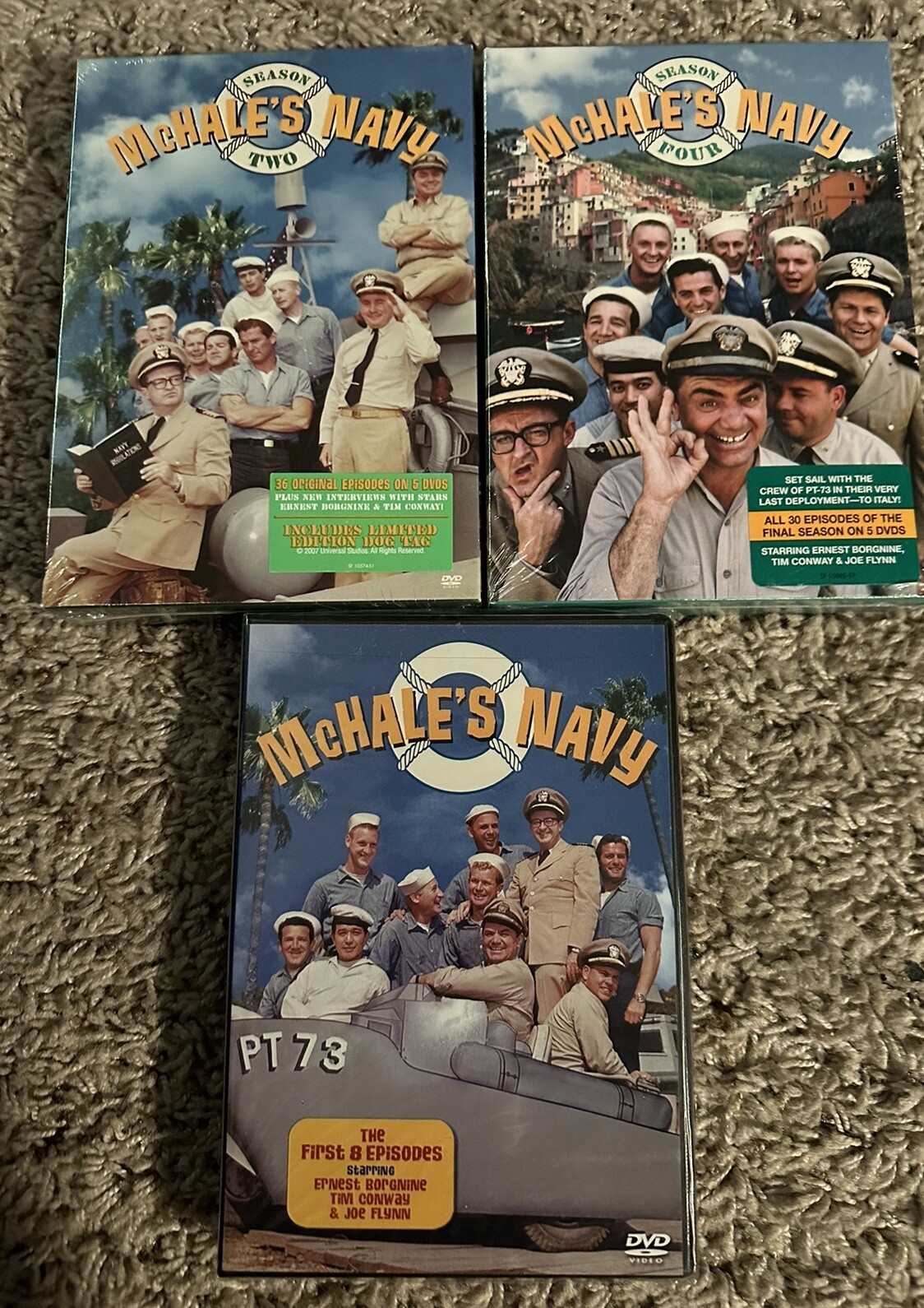 NEW DVD McHale’s / Mchales Navy Season 4 and Season 2 Series Pt73 first ...