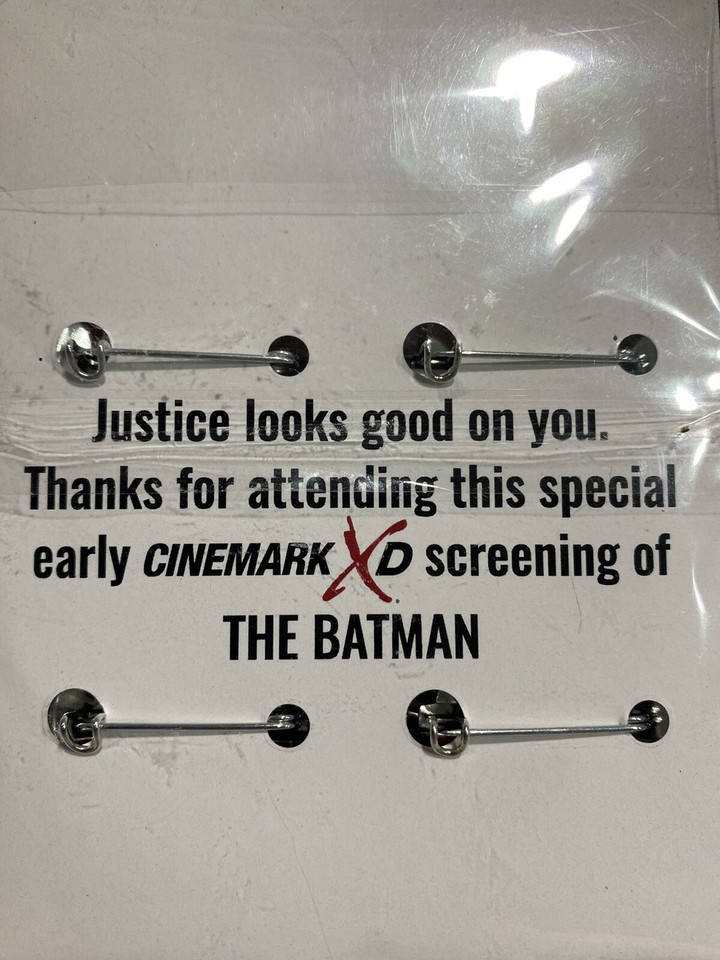 The Batman Fan First XD Event 4 Pin Set Promo 2022 Riddler from New DC ...