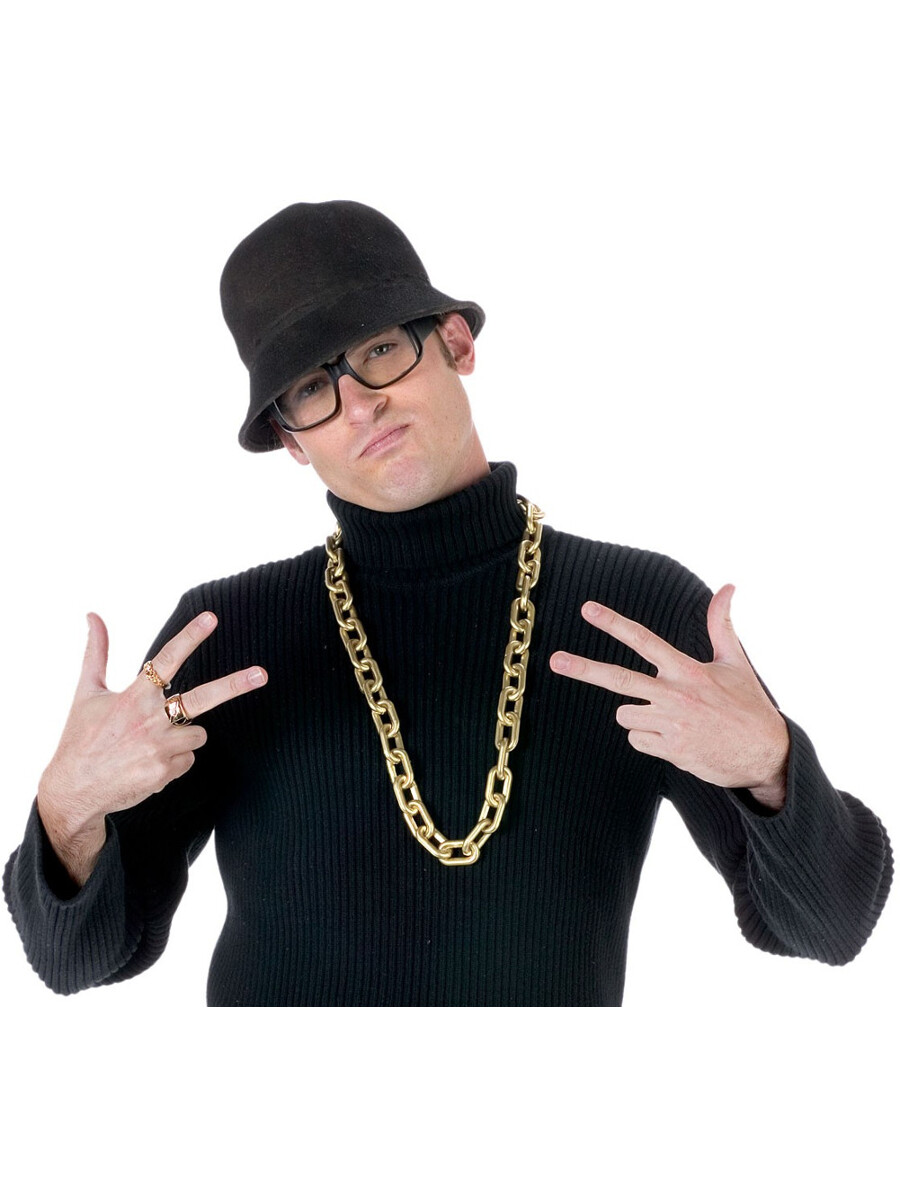 Fun World Old School Rapper 90s Hip Hop Adult Unisex Halloween Costume ...