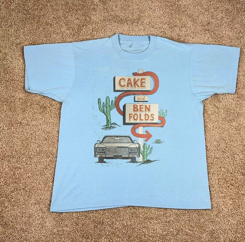 Cake Band And Ben Folds Live In Concert T Shirt Full Size S-5XL SE784 ...