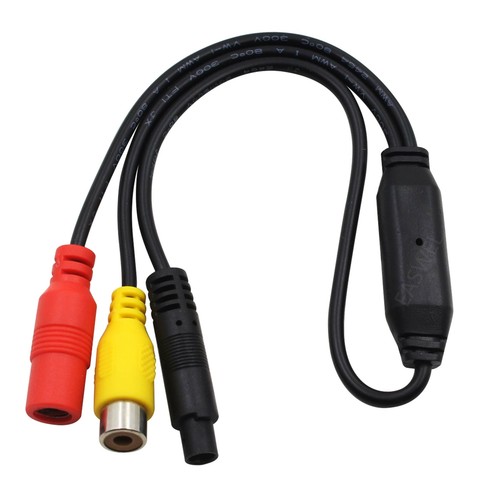 Car Video Cable RCA-4PIN For Car Rear View Backup Camera Connect Car ...