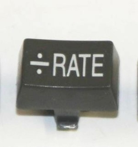 (÷ Rate) Conversion Button Key Cap - Sharp EL-1197PIIi Printing ...