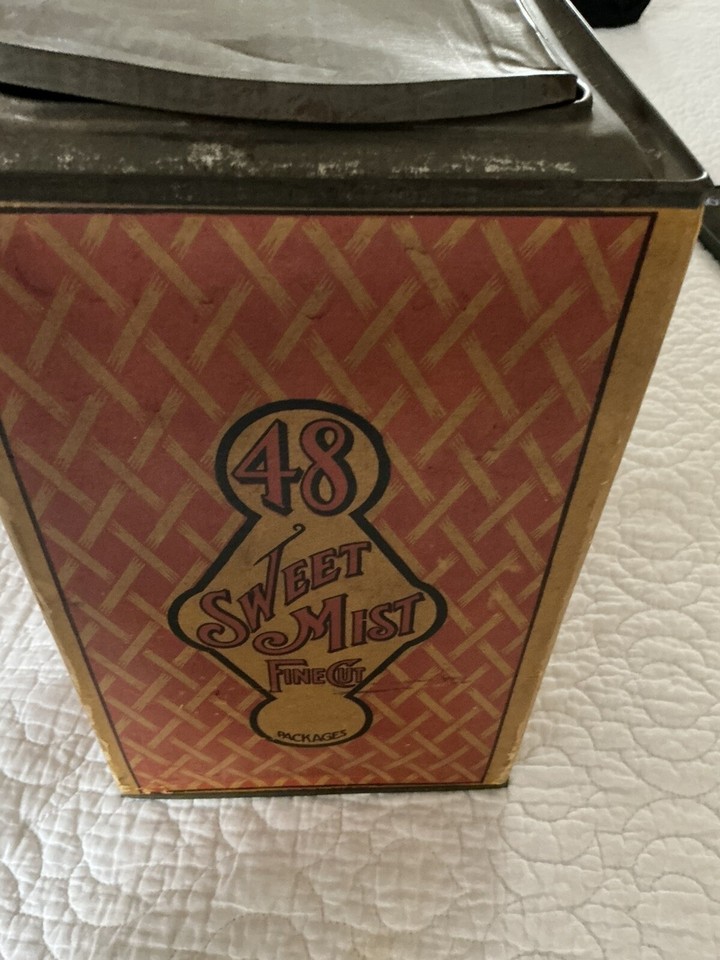 Vintage Sweet Mist Chewing Tobacco 48 Mist Sweet Fine Cut Large Tin Mid ...