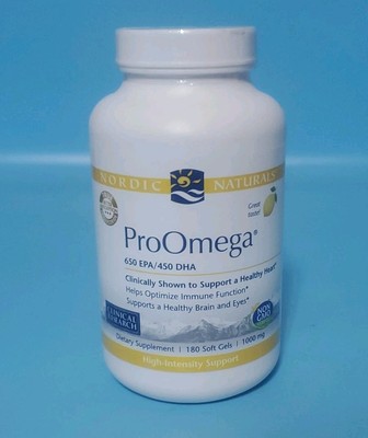 Nordic Naturals ProOmega SoftGels Concentrated Omega-3 Fish Oil *LARGER ...