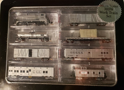 Micro-Trains MOW Work Train Set - SW9 Loco Caboose N scale | eBay
