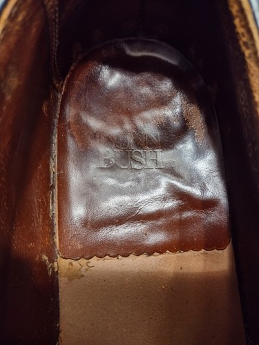 Vtg Nunn Bush Tan Leather Brogue Wingtips 10.5 D | eBay