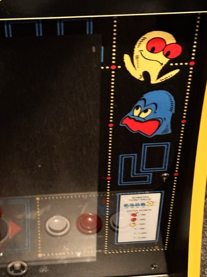 Arcade1Up Pac-Man 8 in 1 Partycade Arcade Machine Black Version Digdug ...