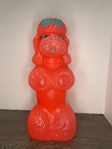 Rare 28" PINK POODLE Vintage MCM 1960s AJ Renzi Blow Mold Plastic Coin ...