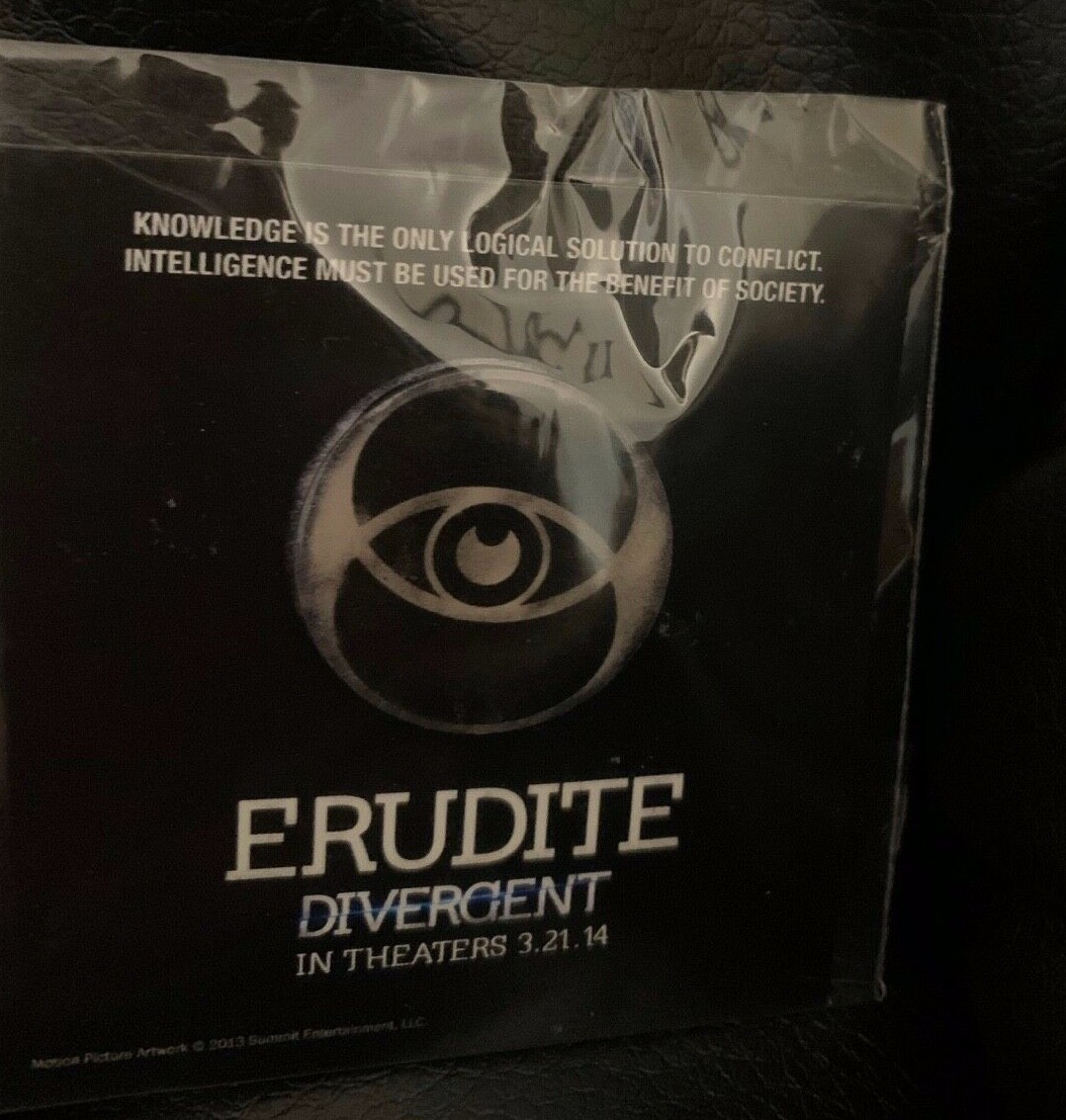 Divergent Faction Symbols Erudite