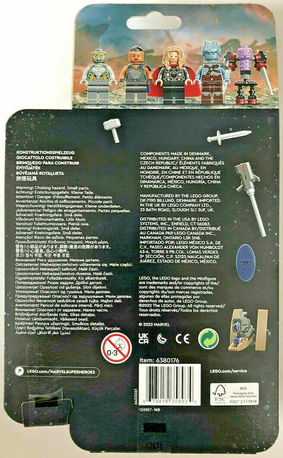 Buy LEGO 40525 Marvel Studios The Infinity Saga Endgame Battle Thor ...