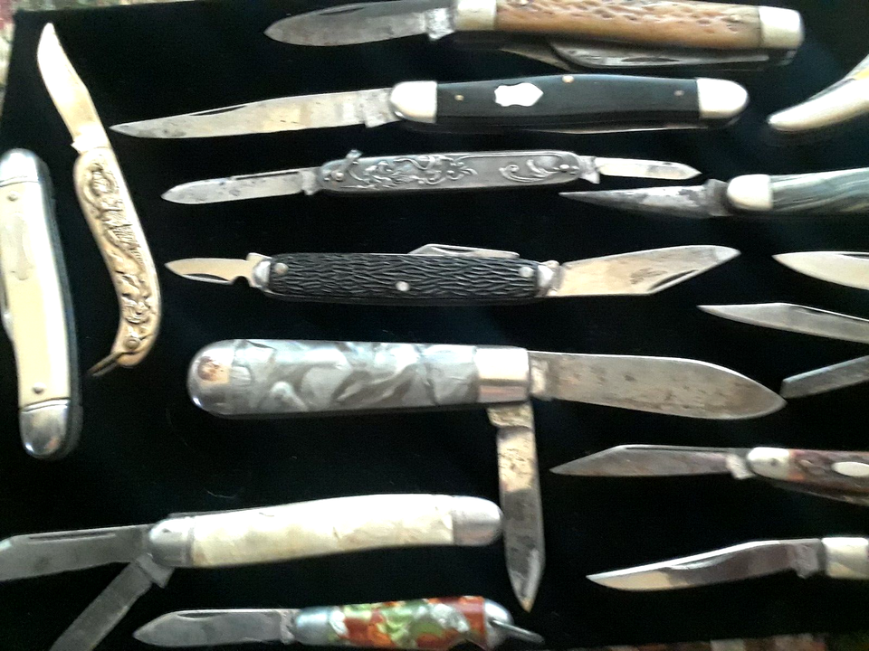 ANTQ/VTG LOT 31 Hunt/Pocket Knives Boker Case Imperial Klein Sheffield Ulster .. | eBay