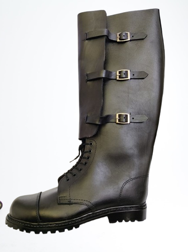 WW2 US M40 Cavalry 3 Buckle Brown Boot,Officer Riding Boots, | eBay