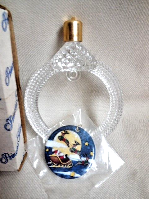 Princess House Crystal Porcelain Christmas Ornament To All Good Night ...