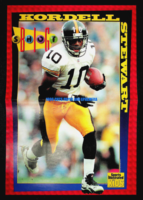 Kordell Stewart SI Kids Insert Poster 1996 Trade Print Magazine Ad ...