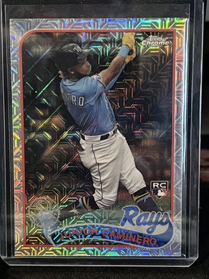 2024 Topps Series 1 Junior Caminero Chrome 1989 Retro Mojo Rookie RC #T89C-34 | eBay