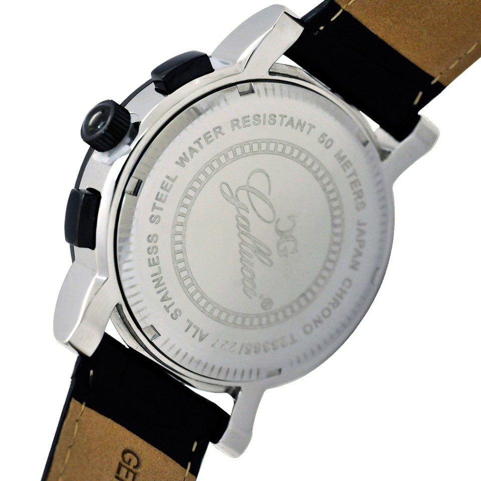 Gallucci Unisex Sporty Chronograph Quartz Wrist Watch with Arabic ...