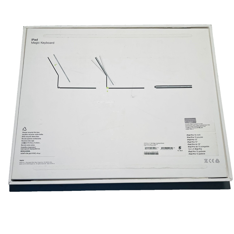 Apple Magic Keyboard Case iPad Pro 13-inch M4 - Black A2974 MWR53LL/A ...