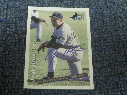 Josh Hamilton Autographed Trading Baseball Card | eBay