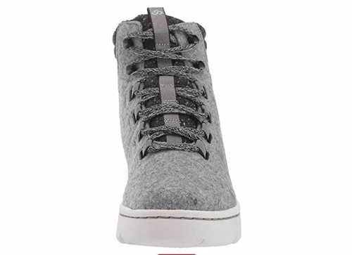 Clarks Step Explore Hi women's ankle boot, grey Felt, size 10 M. Lace ...