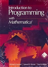 Introduction to Programming With Mathematica/Book and Disk Richard Gaylord Paul | eBay
